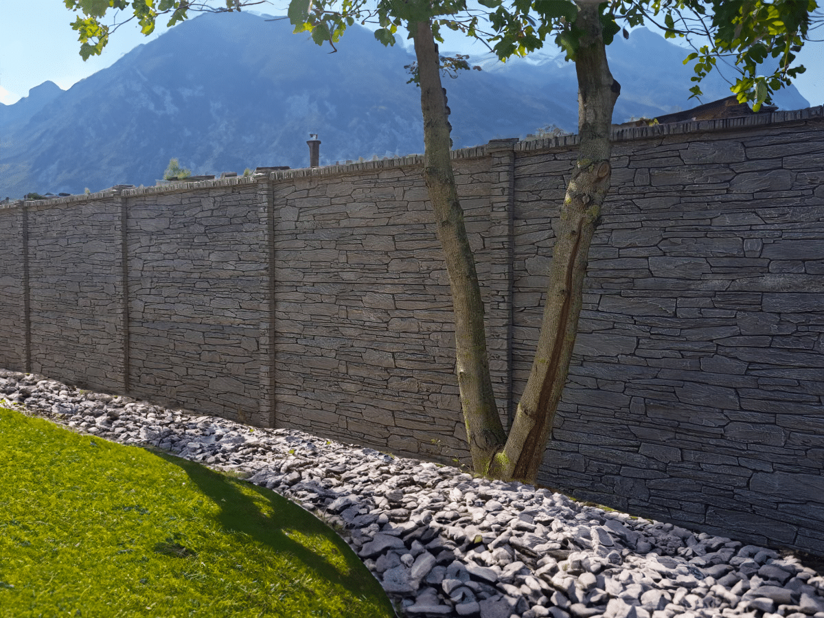 Precast Concrete Fence | Lock Block Alberta